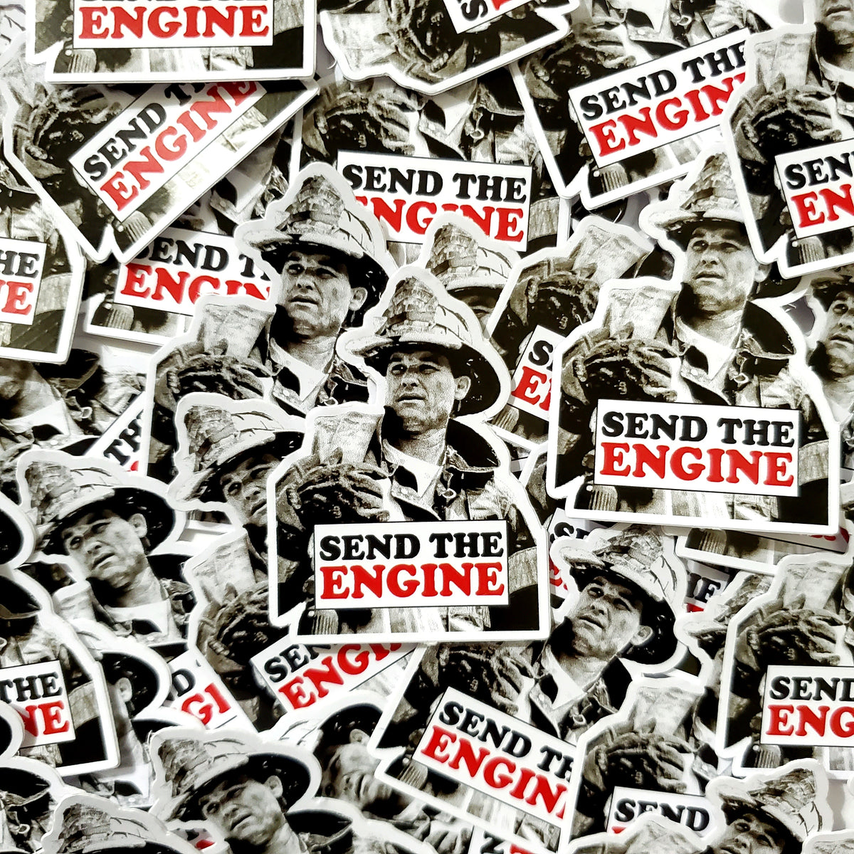 Send the Engine Backdraft Firefighter Sticker Decal | one of kind ...